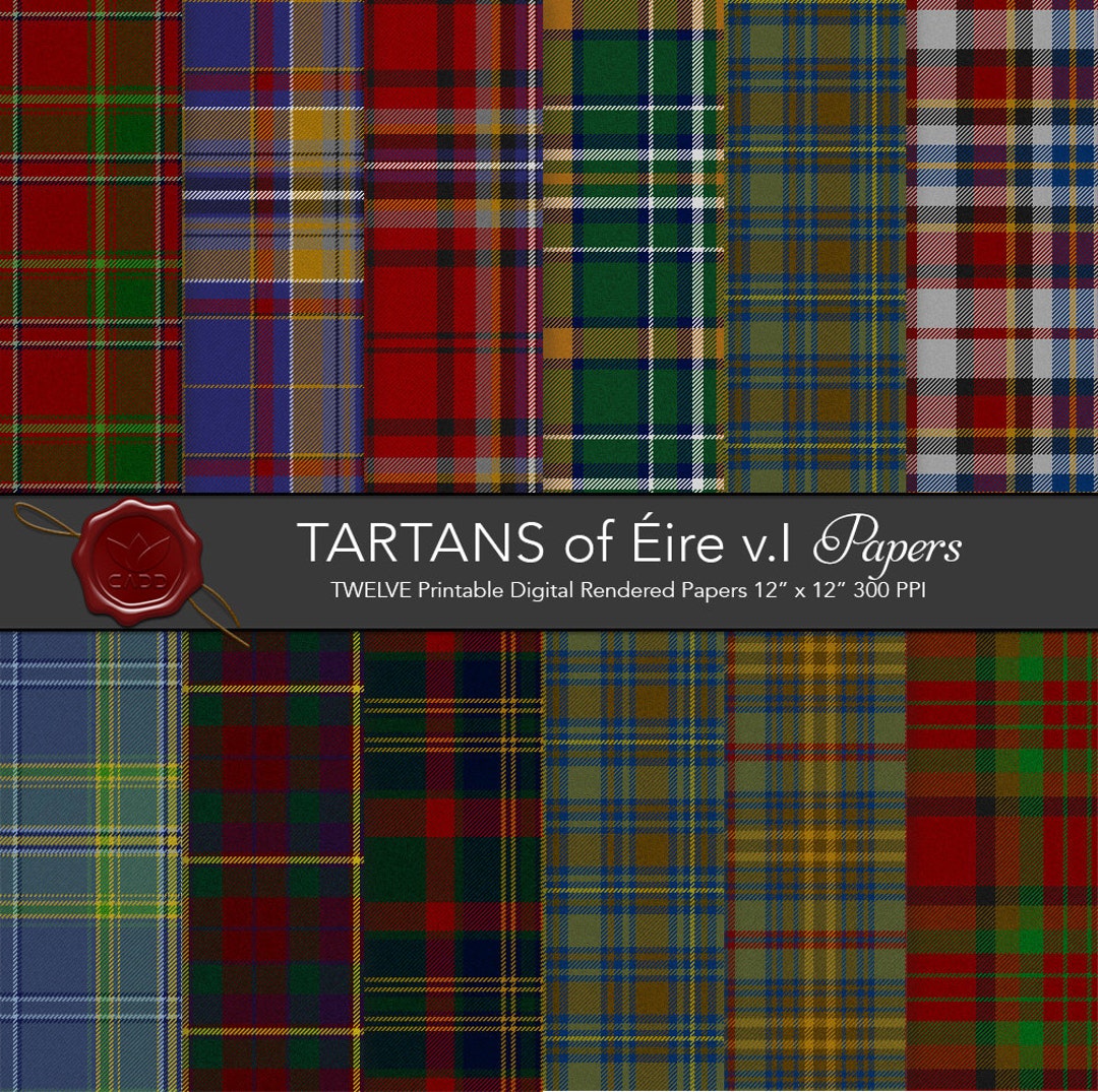 Irish Tartans / Tipperary / Limerick / Kerry / Cork / County Tartan ...