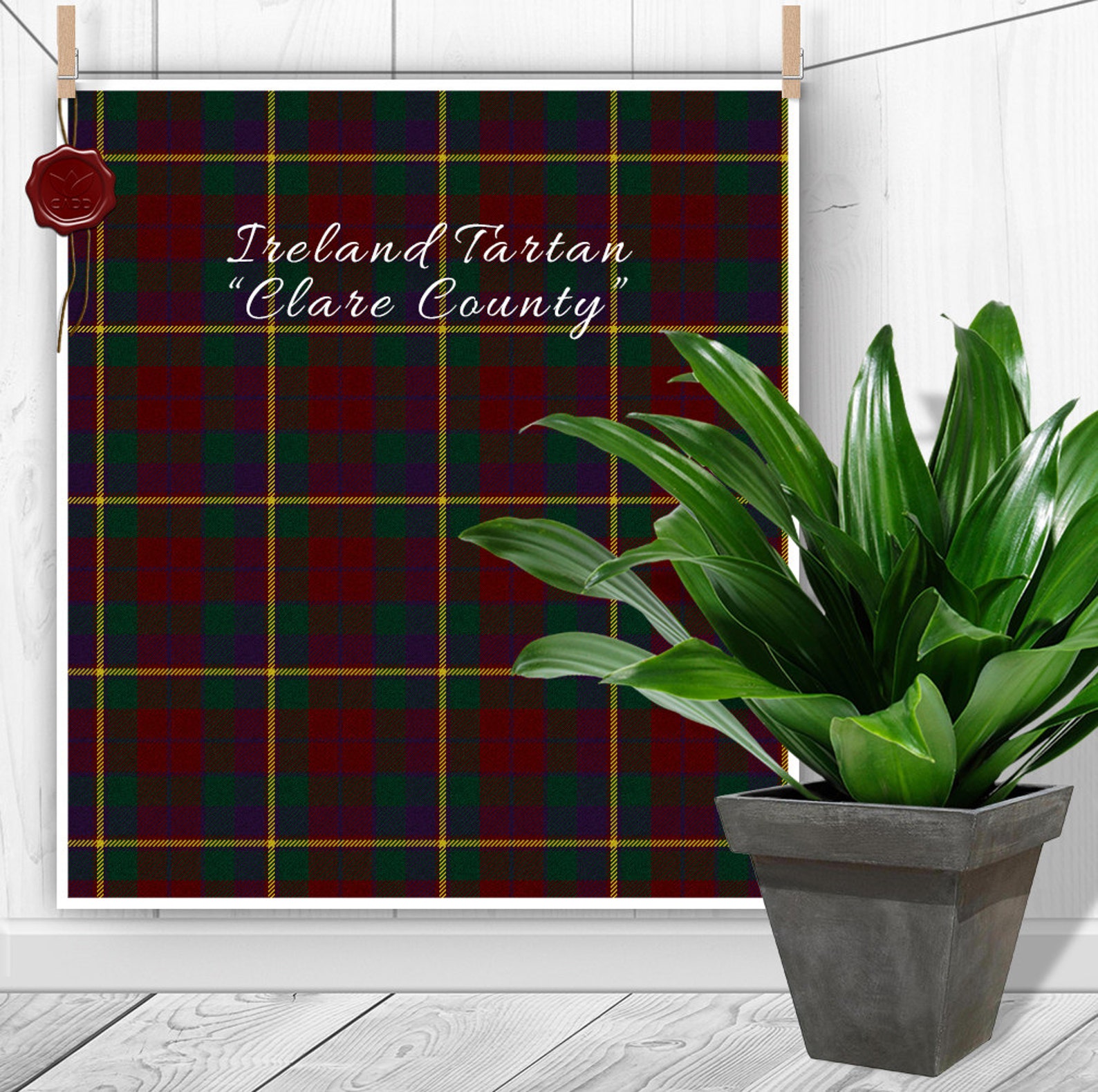 Irish Tartans / Tipperary / Limerick / Kerry / Cork / County Tartan ...