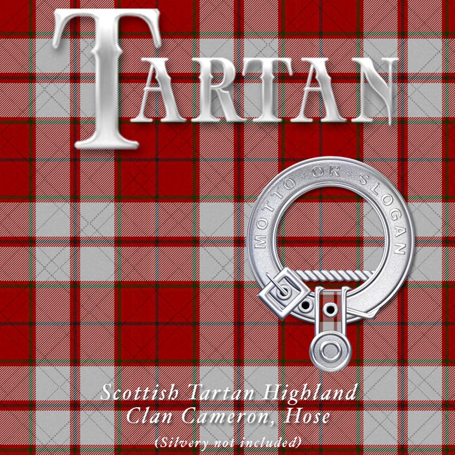 Digital Printable Scottish Tartan Plaid: Highland Clan Cameron of ...