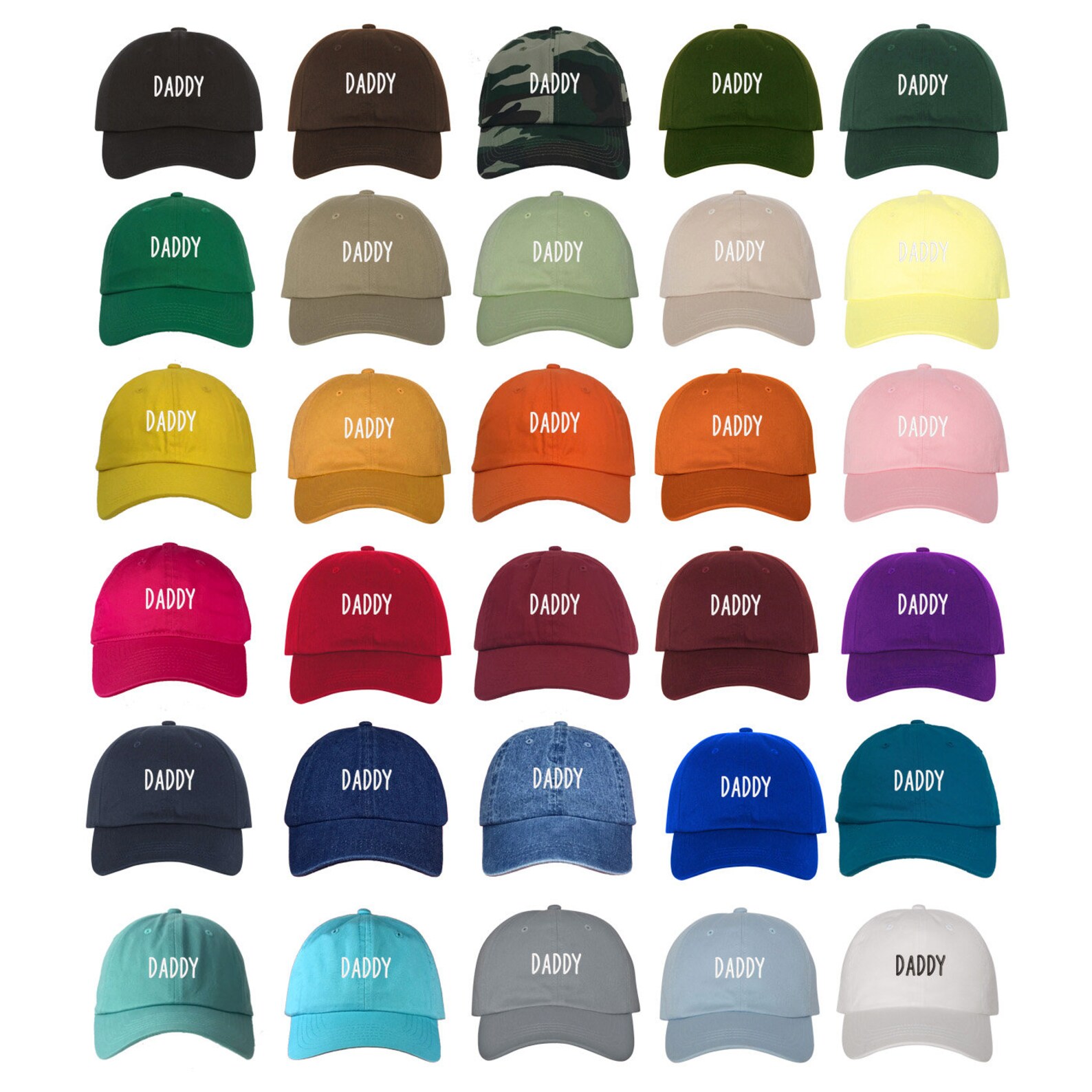 Daddy Baseball Cap Daddy Hat Gift for Dads Fathers Day Hat | Etsy