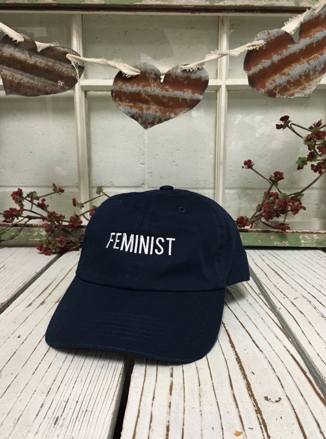 Feminist Baseball Hat, Embroidered Feminist Dad Hat, Women's Hats ...