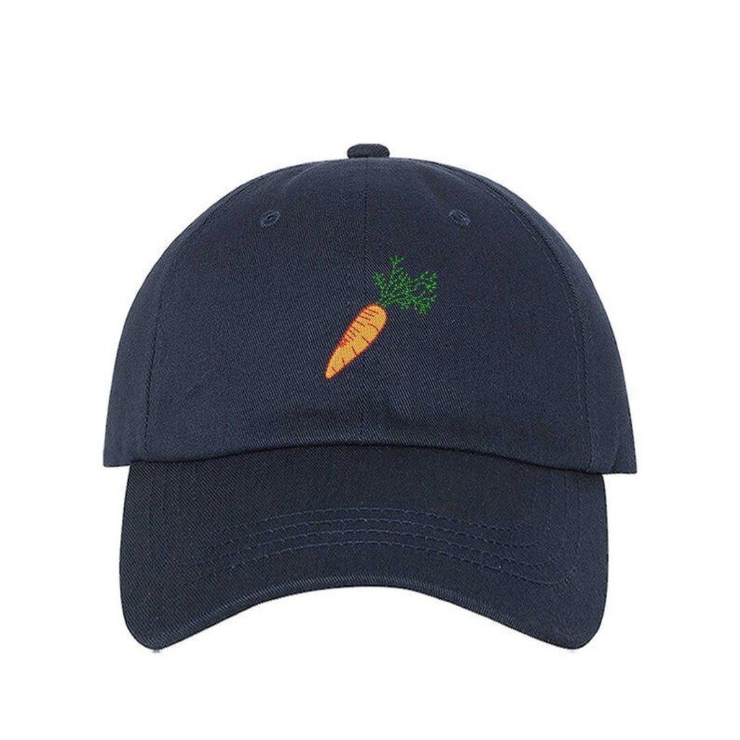Carrot Embroidered Baseball Hat, Carrot Dad Hat, Vegan Dad Hat, Easter ...