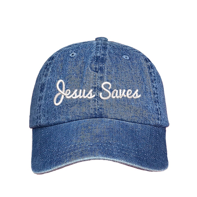 Jesus Saves Baseball Cap Christian Hats Bible Verse Hats Faith Baseball ...