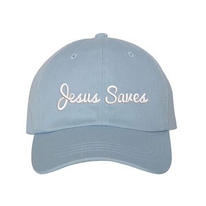 Jesus Saves Baseball Cap Christian Hats Bible Verse Hats Faith Baseball ...