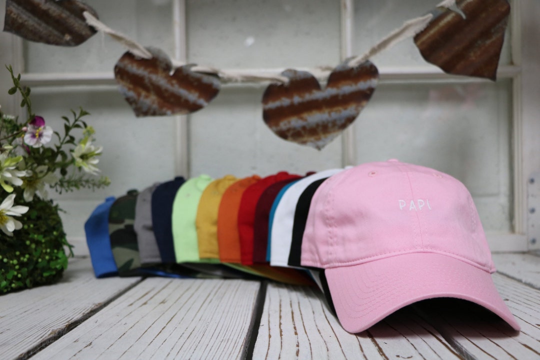 New PAPI Embroidered Baseball Cap Low Profile Curved Bill - Multiple ...