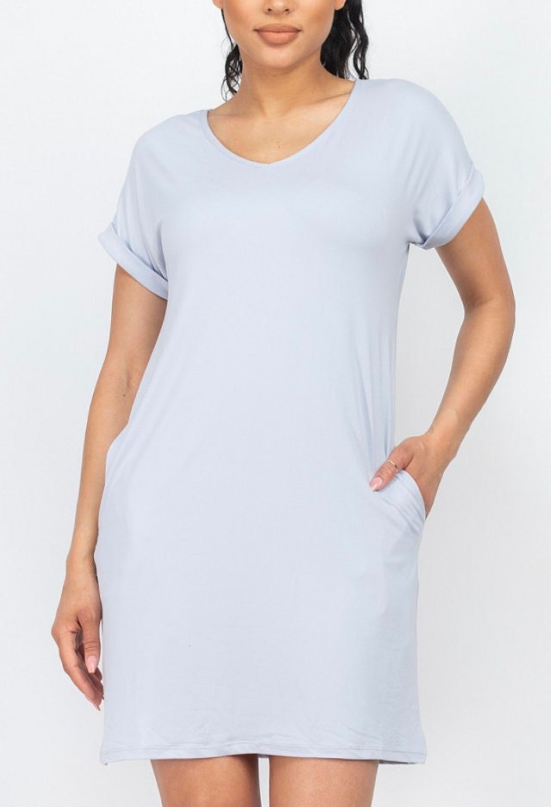 Oversized T-shirt Dress, Loungewear Womens T-shirt Dress, Sleep Shirt ...