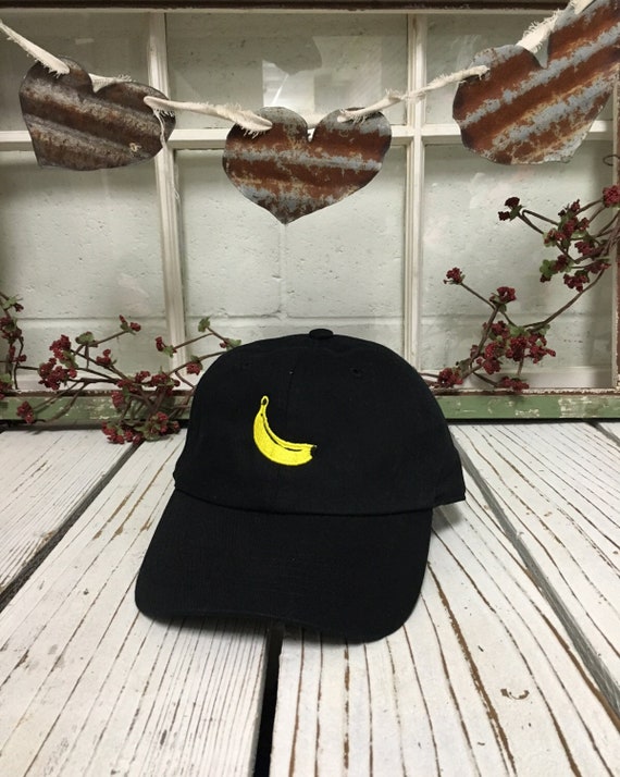 BANANA Dad Hat Embroidered Banana Baseball Cap Fruit | Etsy