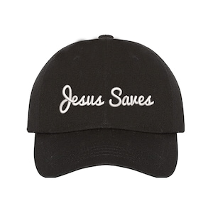 Jesus Saves Baseball Cap Christian Hats Bible Verse Hats Faith Baseball ...