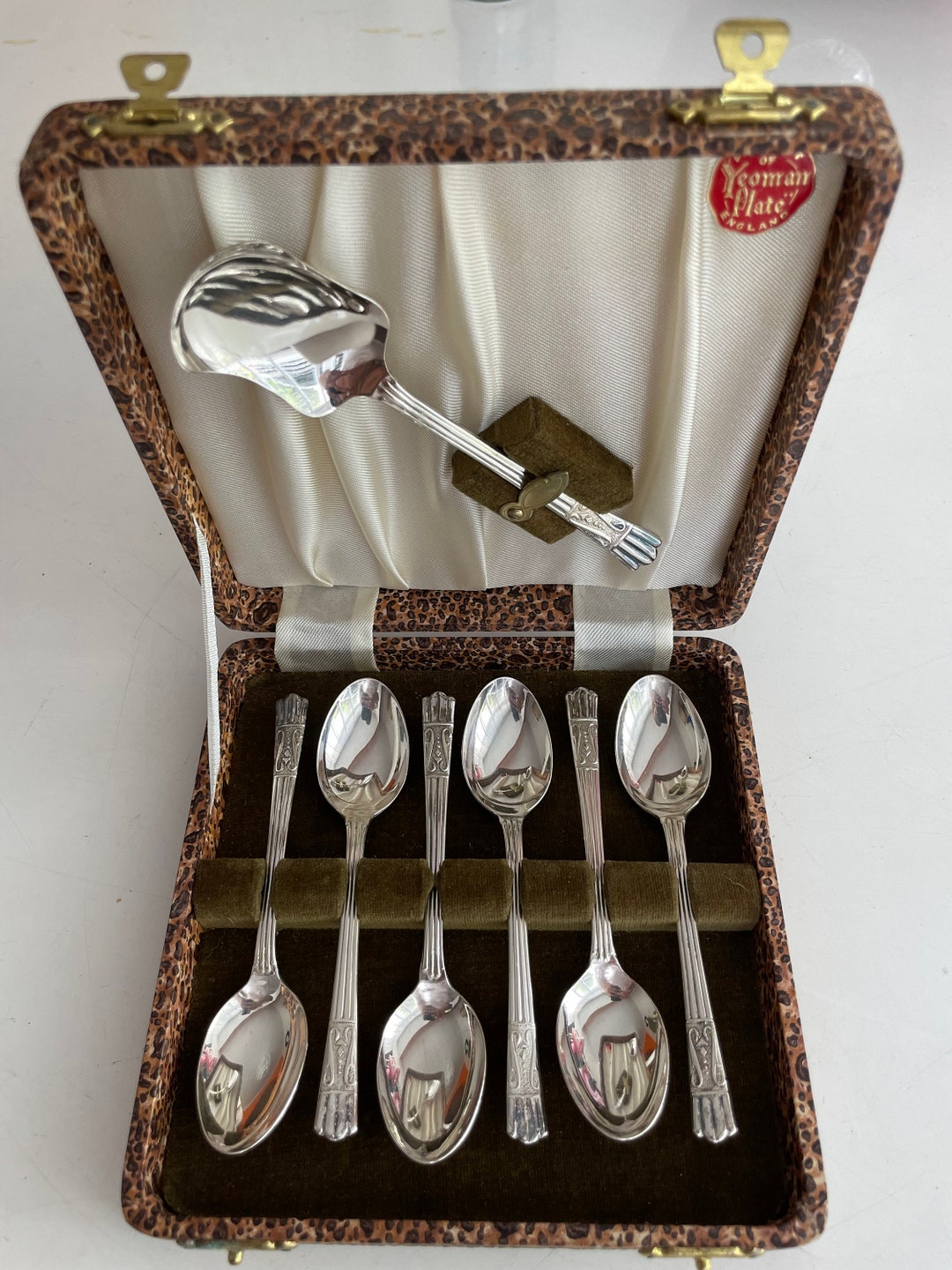 1930s Yeoman Vintage tea and jam spoon boxed set - Etsy 日本
