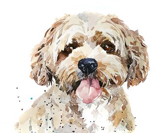 Cavapoo Print | Etsy