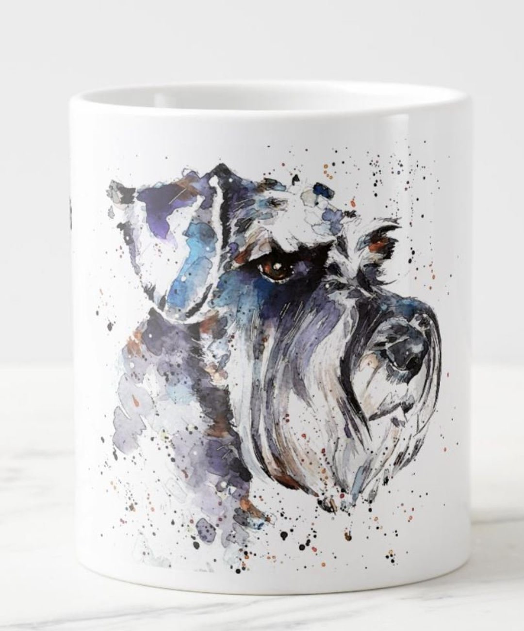 Large Schnauzer 3 Ceramic Mug 15 Oz- Schnauzer Coffee Mug, Schnauzer ...