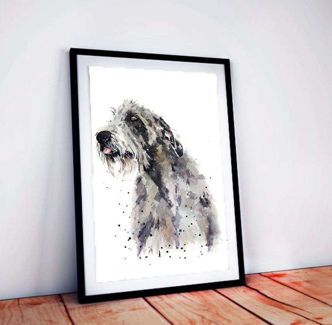 Irish Wolfhound Pensive . Original Watercolour (20*14 Inches),irish ...