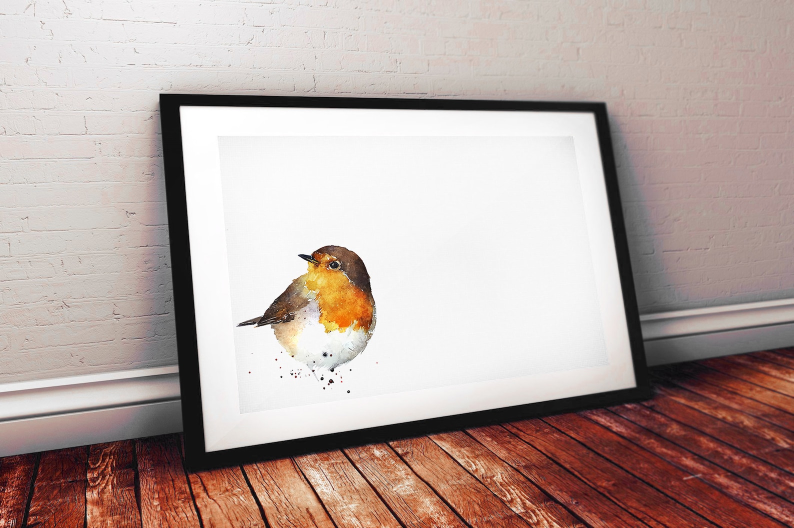 Robin 2 Watercolour Print. Robin Artrobin Printrobin | Etsy