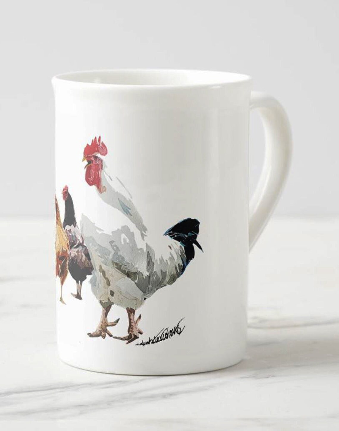 Chickens Windsor Fine Bone China Mug 10 Oz Chickens Coffee | Etsy UK
