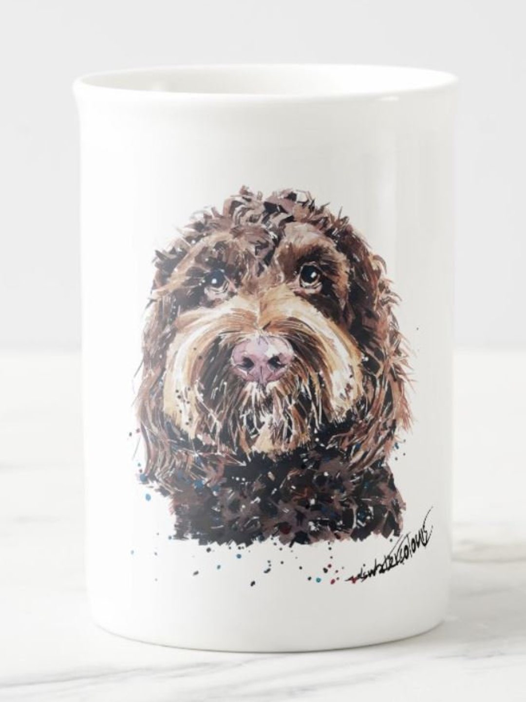 Chocolate Cockapoo Windsor Fine Bone China Mug 10oz- Chocolate Cockapoo ...