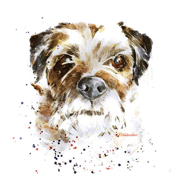 Border Terrier Art - Etsy UK