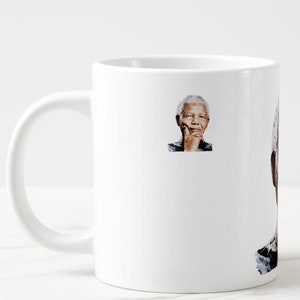 Nelson Mandela Large Ceramic Mug 15 Oz- Nelson Mandela Coffee Mug ...