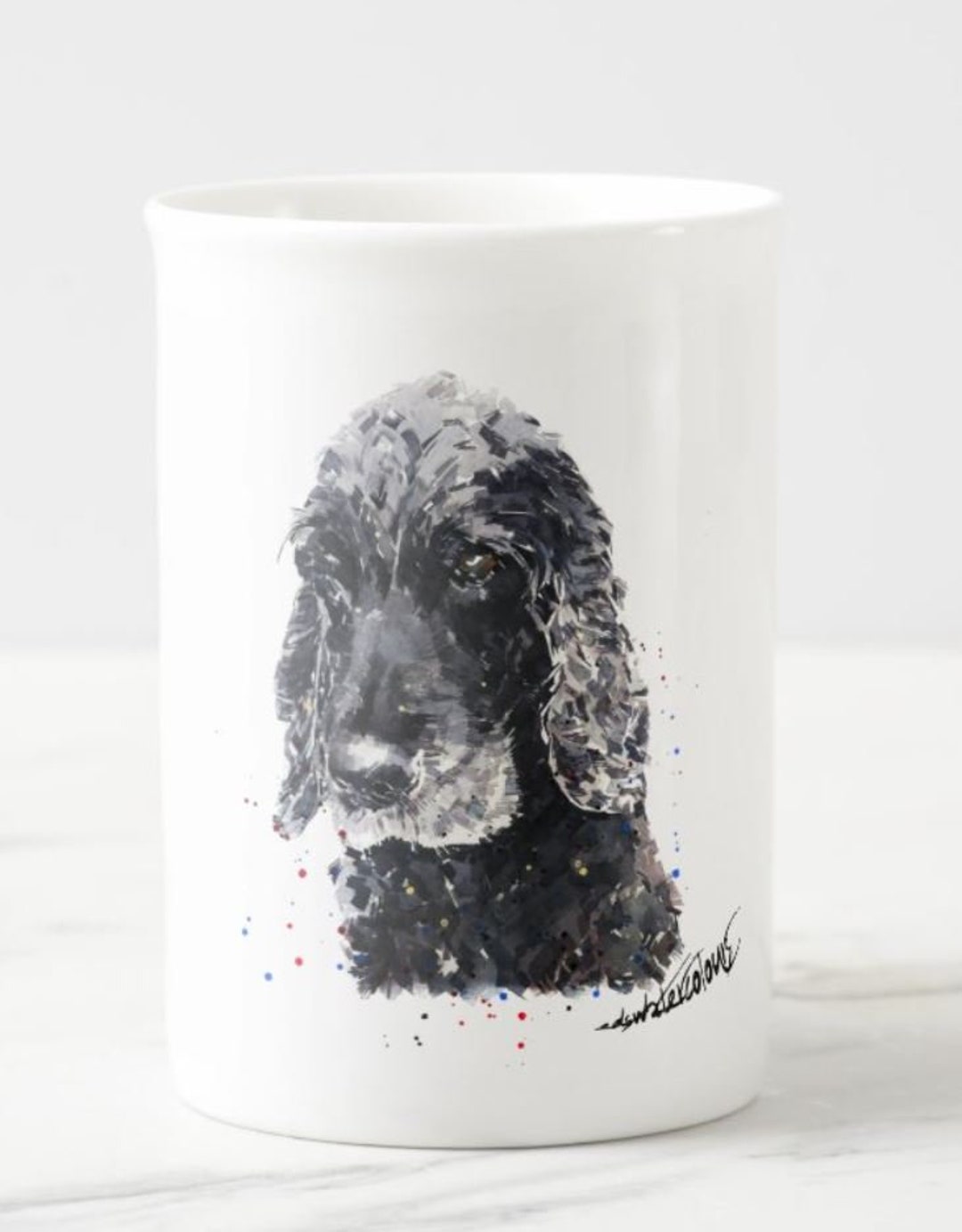 Black Cocker Spaniel Windsor Fine Bone China Mug - 10 Oz - Etsy