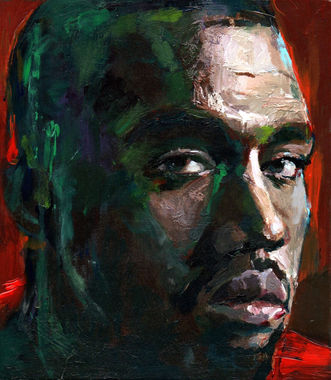 Kanye WEST Original ART Oil Painting Portrait Signed - Etsy