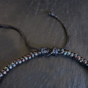 Mens Adjustable Bracelet Mens Beaded Bracelet Men Make a - Etsy