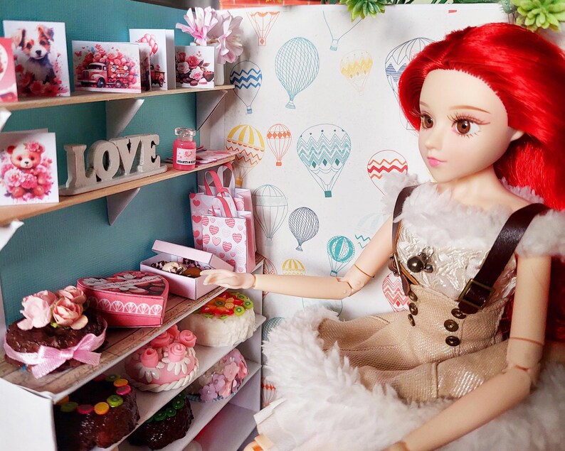 Printable Miniature Valentine's Day Set: Dollhouse Accessories (PDF ...