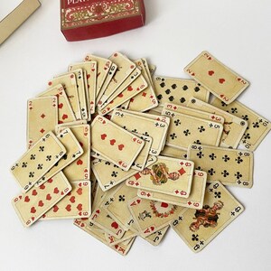 Printable Miniature Playing Cards | Vintage | Antique | Dollhouse | BJD ...