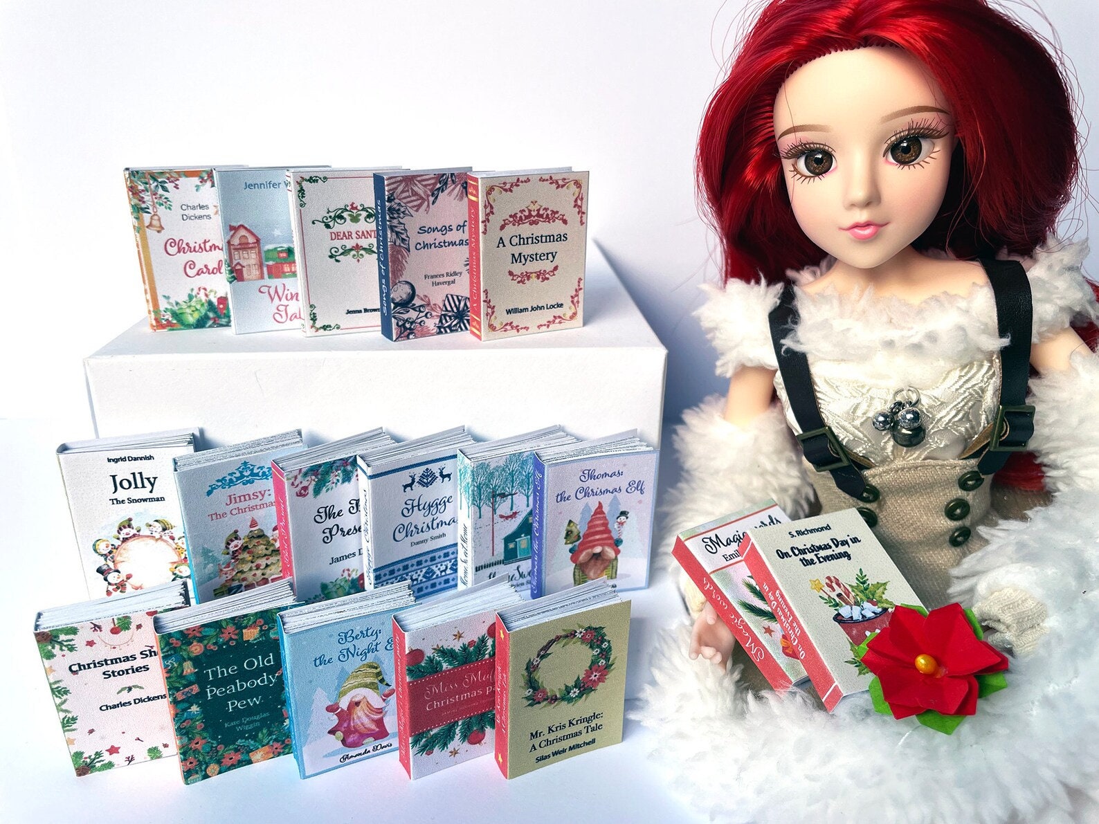 18 Printable Miniature Christmas Books With Pages | Text From Christmas ...