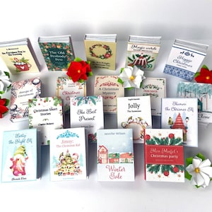 18 Printable Miniature Christmas Books With Pages | Text From Christmas ...