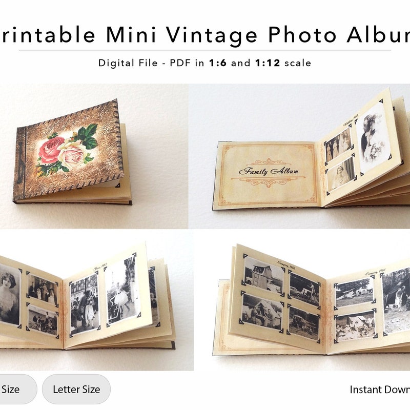 Miniature Album Vintage - Etsy