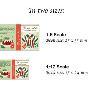 18 Printable Miniature Christmas Books With Pages | Text From Christmas ...