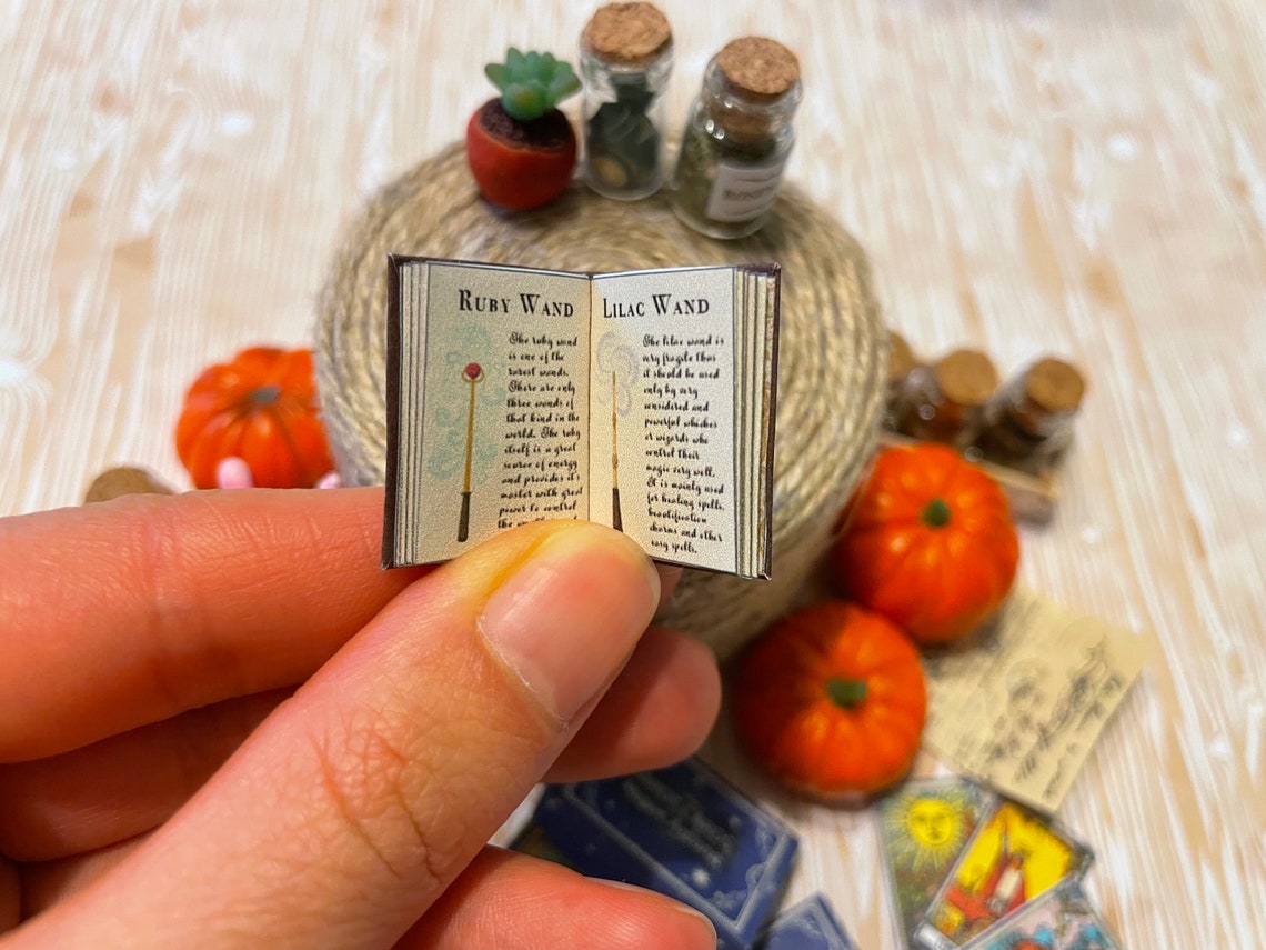 3 Printable Magical Books With Pages Wands Dragons and - Etsy