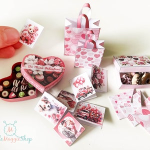 Printable Miniature Valentine's Day Set: Dollhouse Accessories (PDF ...
