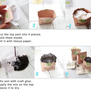 Miniature Printable Gardening Set | Flower Bulb Packages | Dollhouse ...