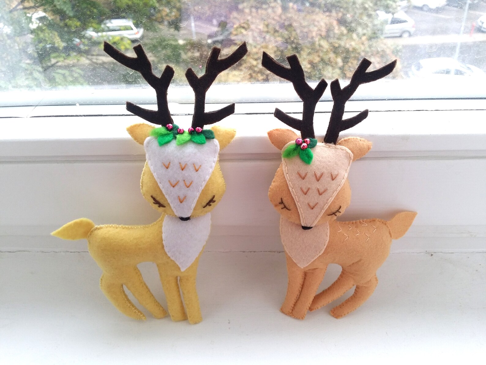 Felt Reindeer Pattern Felt Christmas Reindeer Christmas - Etsy