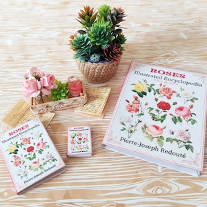 Printable Miniature Illustrated Encyclopedia of Roses | Dollhouse ...