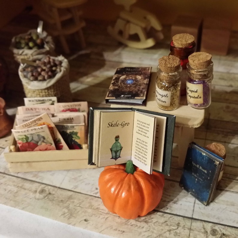 3 Printable Magical Books With Pages Spells Potions and | Etsy