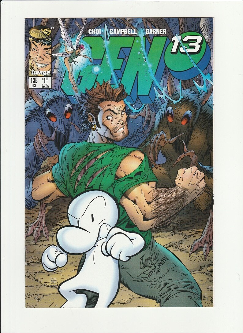Gen13 13 B VFNM J Scott Campbell Variant Bone Cover Spawn TMNT Madman ...