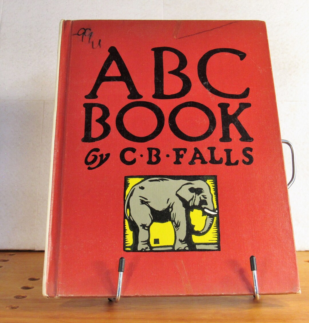 Vintage 1923 Childrens ABC Book Designed and Cut on Wood by C B Falls ...