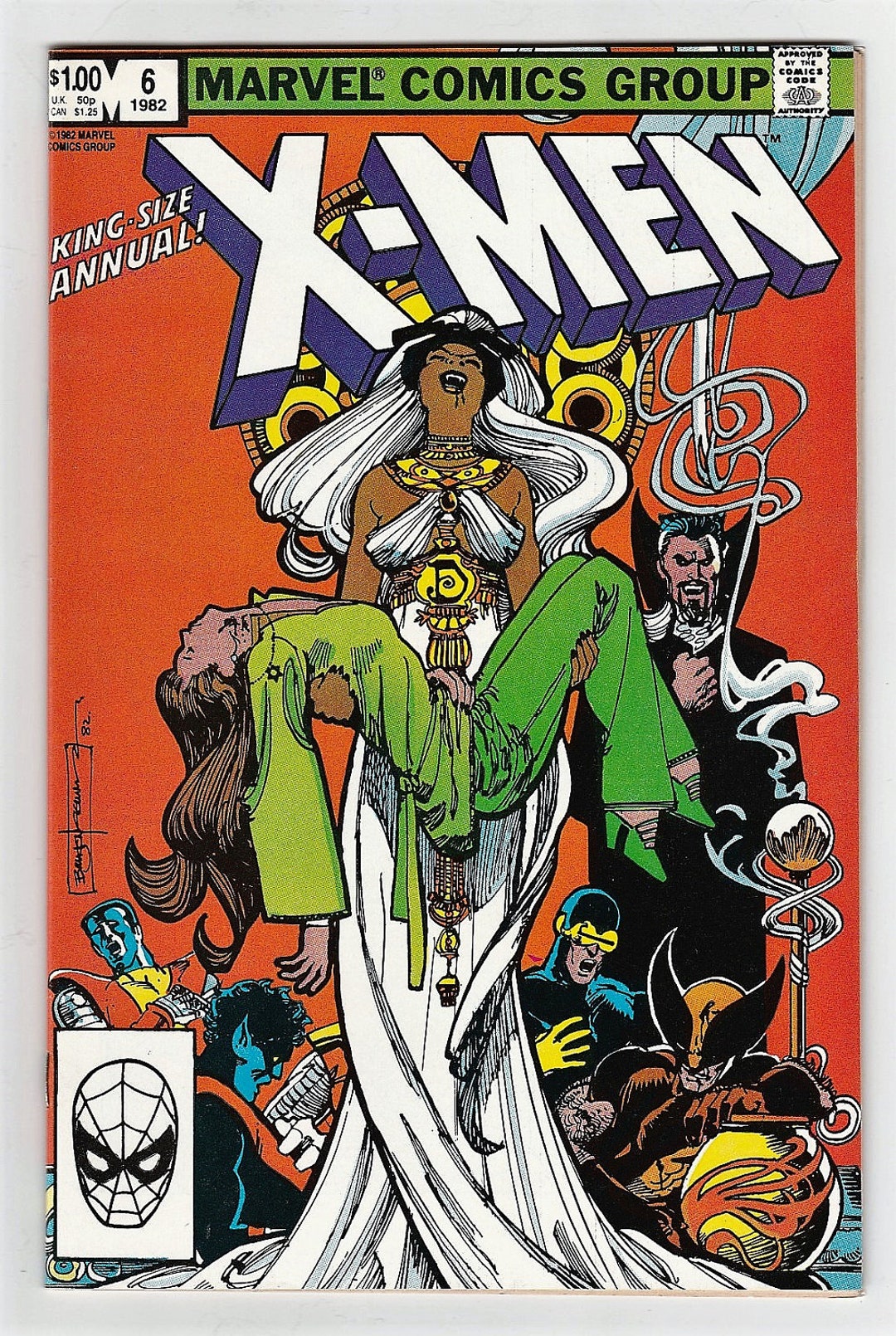 X-men Annual 6 NM Dracula Vampire Storm Chris Claremont Bill ...
