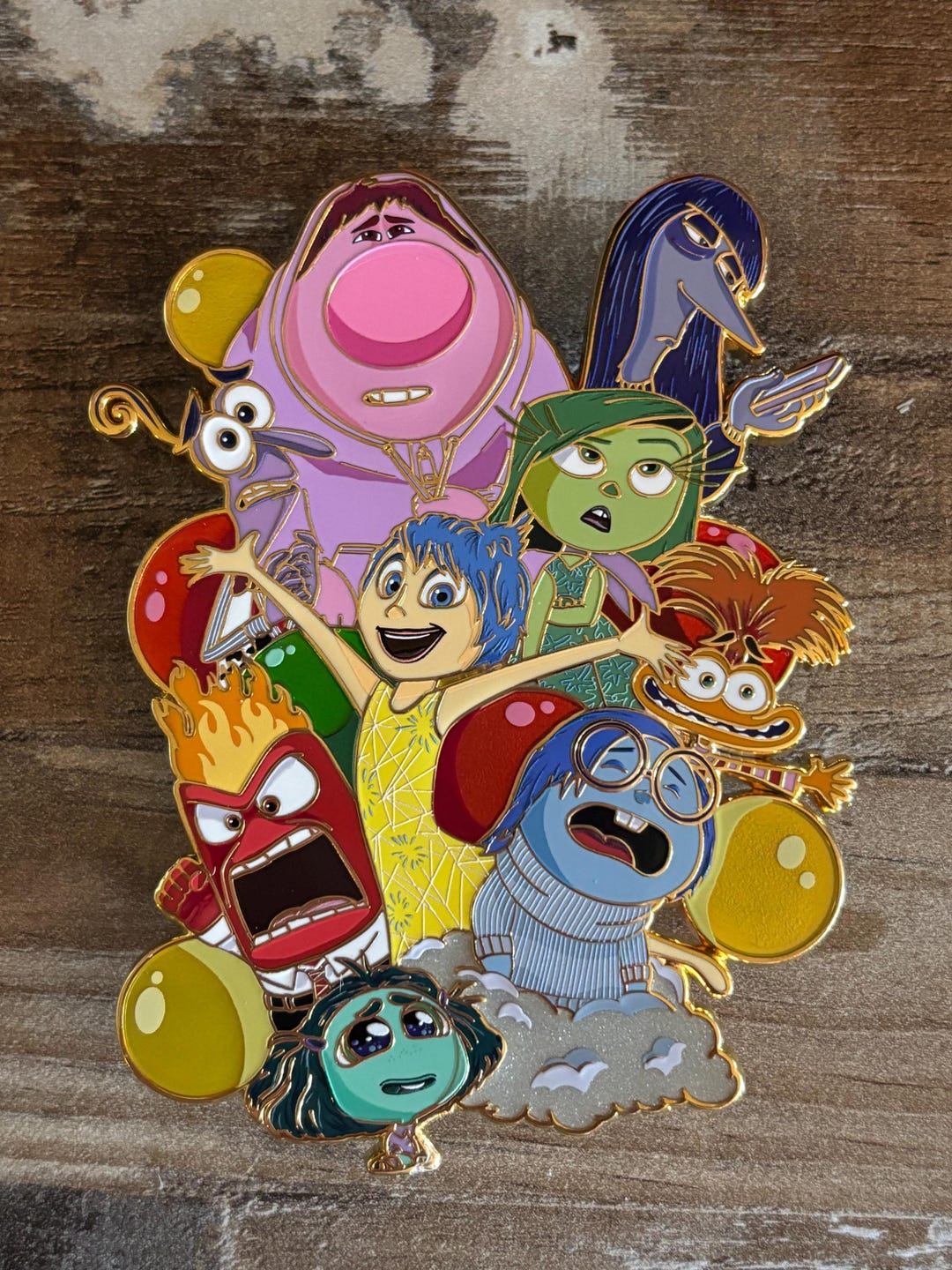FANTASY PIN Inspired by Inside Out 2 Cluster Joy Sadness Fear Anger ...
