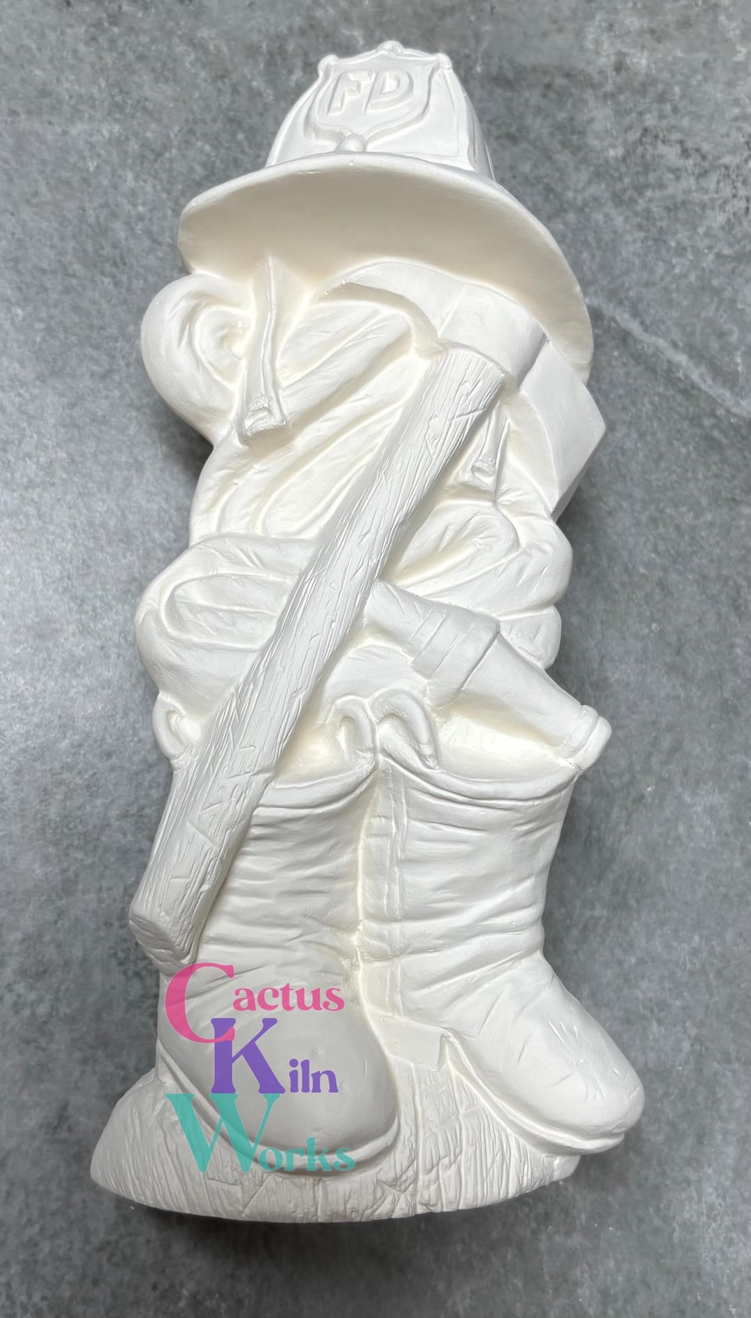 Ceramic Bisque Paint Your Own Firefighter Gear YOU PAINT DIY Unpainted ...