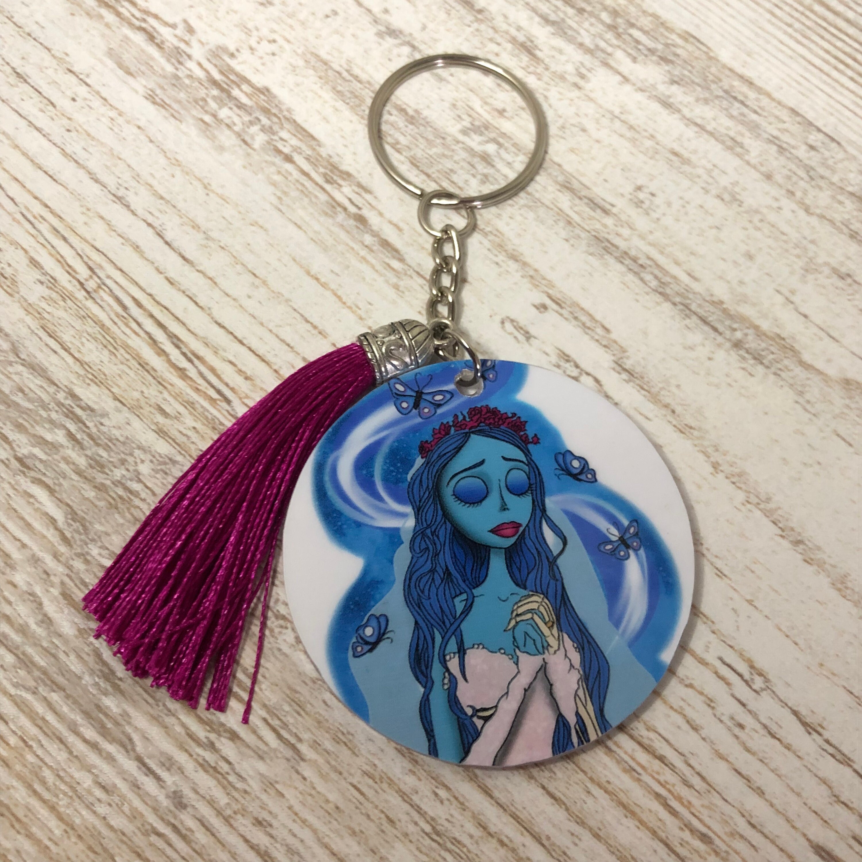 Corpse Bride Inspired Keychains Emily & Victor Variety | Etsy