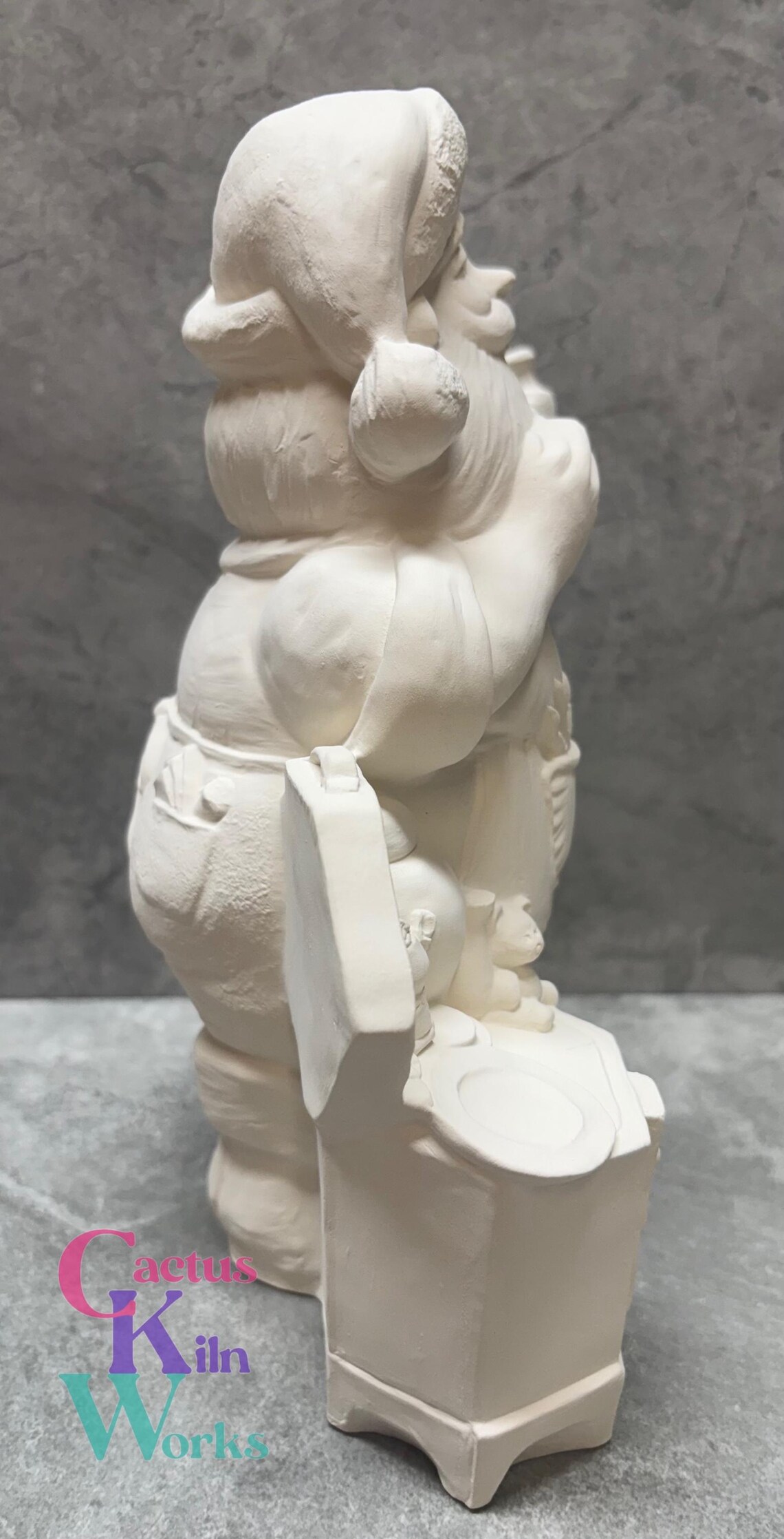 Ceramic Bisque Paint Your Own Gare Kiln Santa Claus Making Ceramics YOU ...