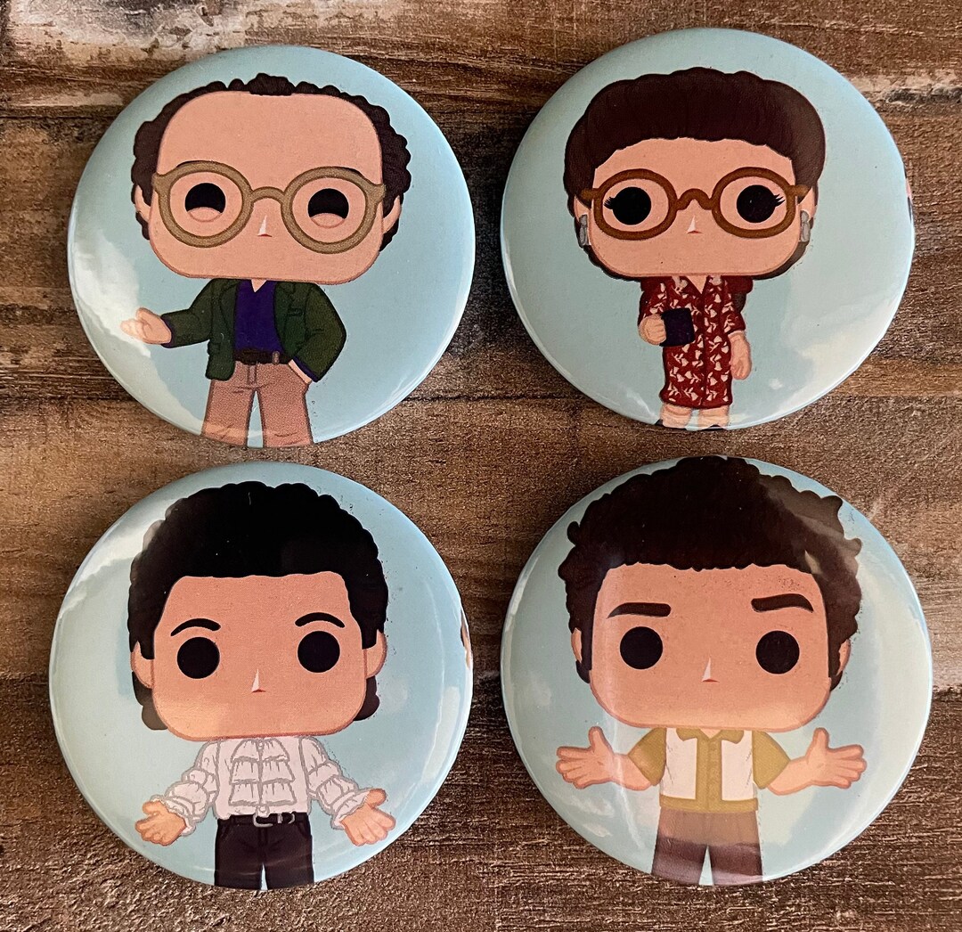 2.25" Buttons Made With Repurposed Christmas Wrapping Paper Featuring ...