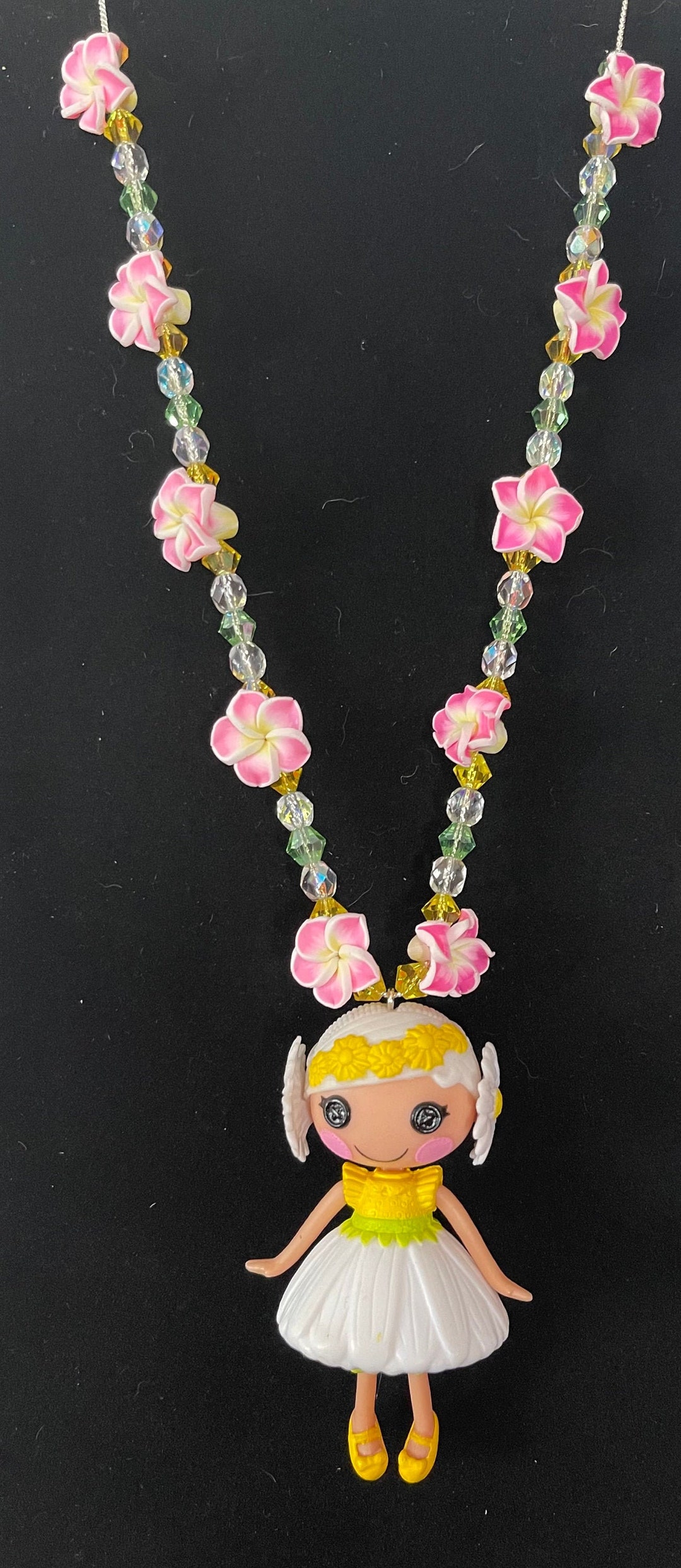 Happy Daisy Crown Custom Lalaloopsy Doll 21 Necklace - Etsy