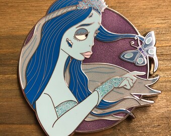 FANTASY PIN Inspired by Corpse Bride Emily Butterflies In-hand | Etsy