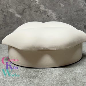 Ceramic Bisque Paint Your Own Big Lips Trinket Box YOU PAINT DIY ...