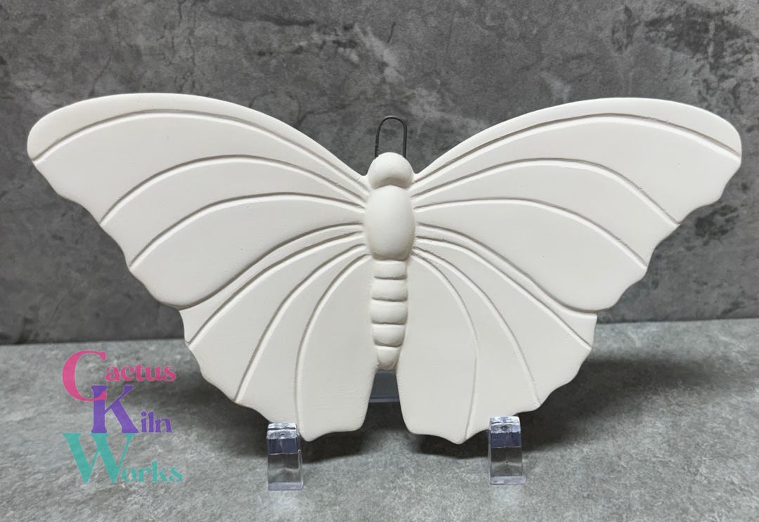 Ceramic Bisque Paint Your Own Butterfly Ornament YOU PAINT DIY ...