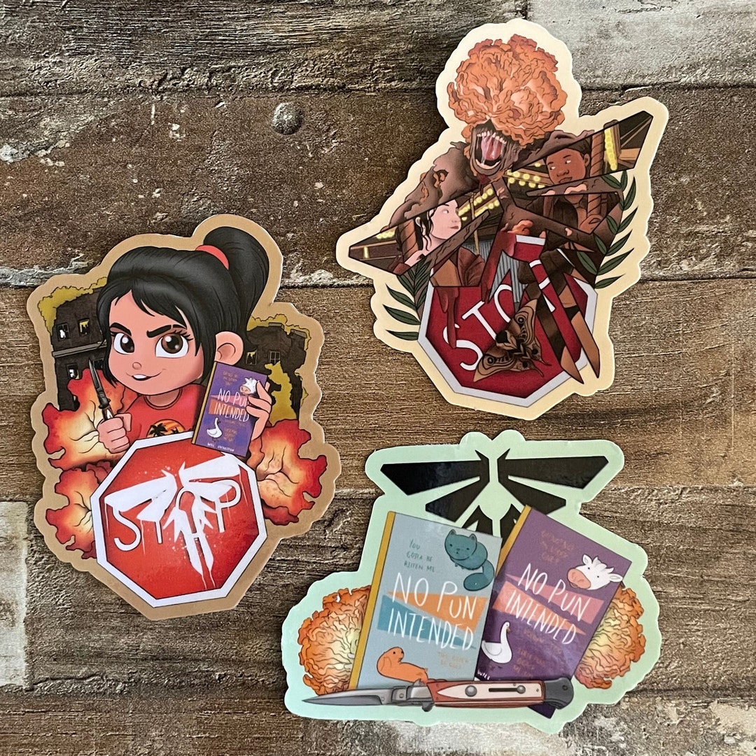The Last of Us Inspired Stickers Waterproof Fireflies Ellie No Pun ...