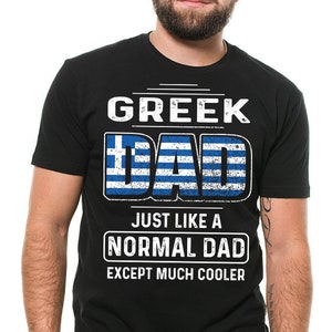 Greek Dad T-shirt Fathers Day T-shirt Greek Fathers Day Gift Shirt ...
